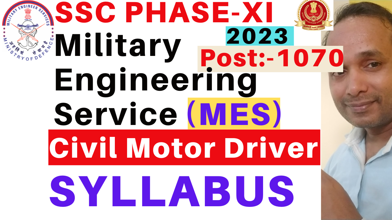 MES Driver Vacancy 2023:-Full Detail, Download Notification & Syllabus - Bharti Dekho