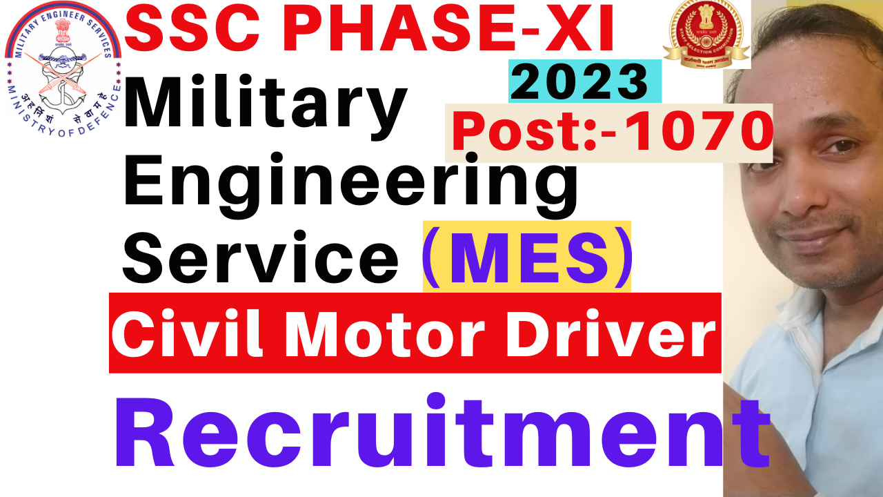 MES Driver Vacancy 2023:-Full Detail, Download Notification & Syllabus ...