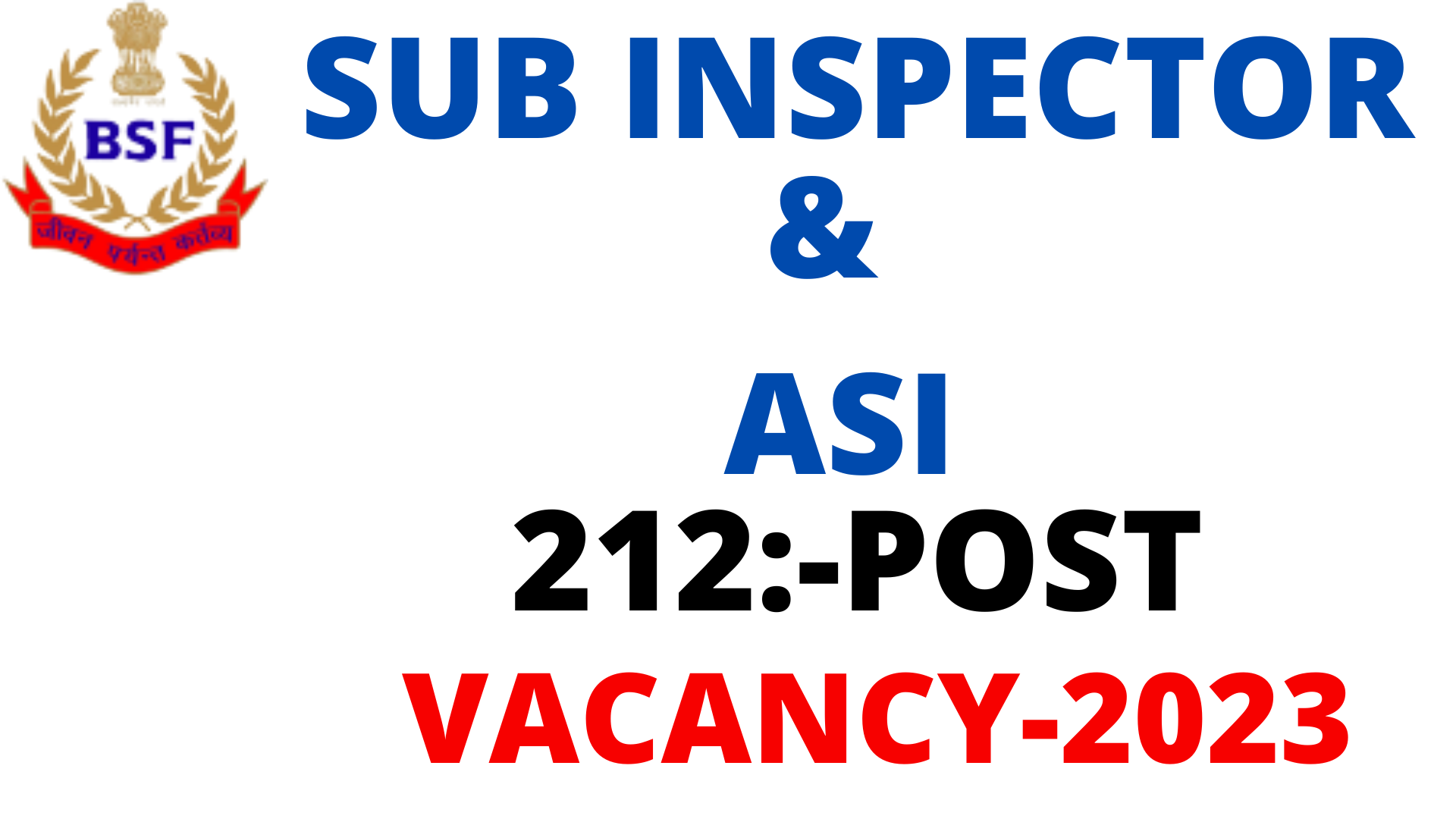 Crpf Si And Asi Vacancy 2023 Full Detail Download Notification